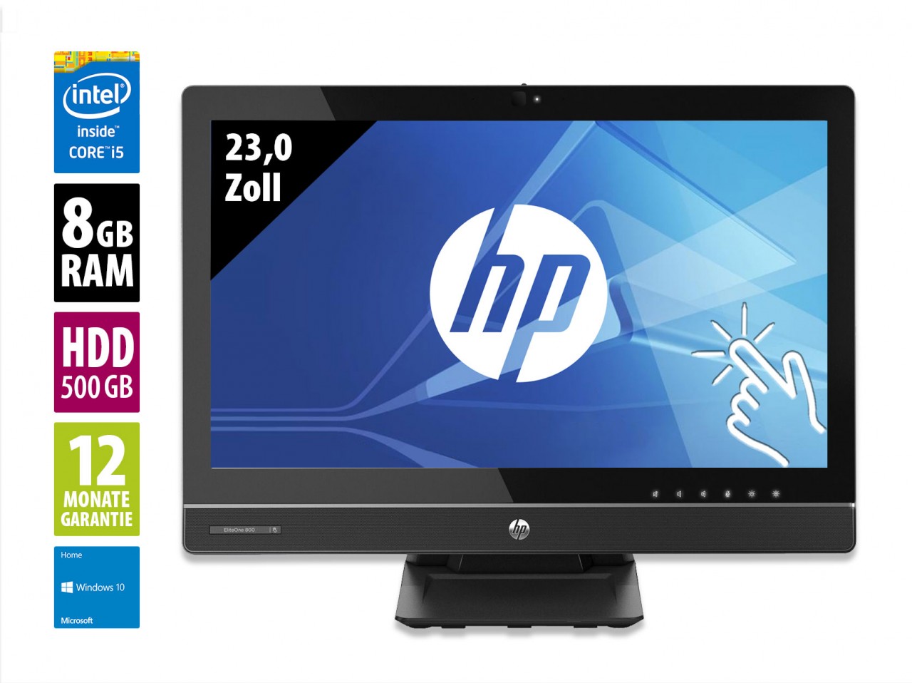 HP Pro One 800 G1 All-In-One PC Touch - 23,0 Zoll - Core i5-4570S @ 2,9 ...