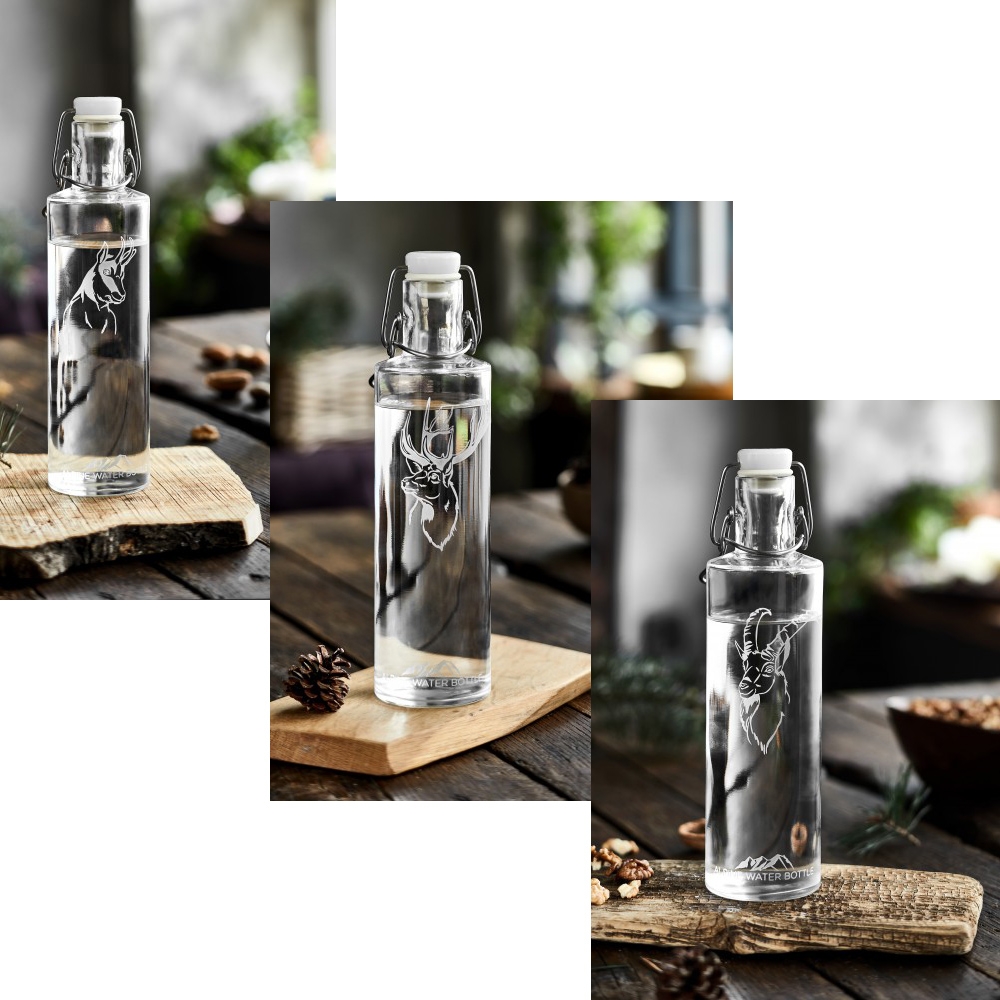 Alpine Water Bottle 0.6 l mit Tiermotiv 2025 | nachhaltigeschenke.de
